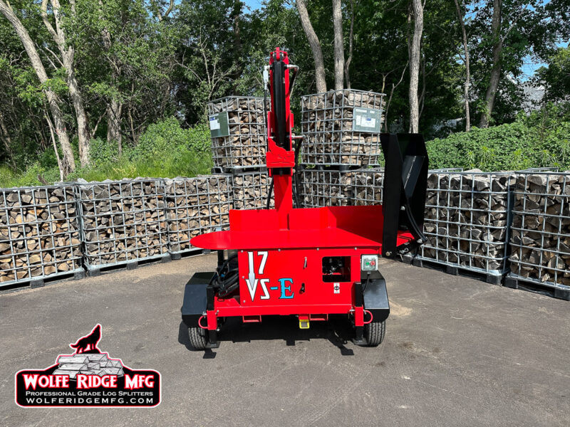 17VS-E - Vertical Log Splitter with Electric Motor - Wolfe Ridge